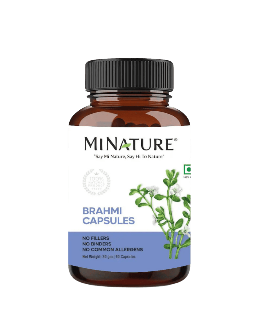 Natural Brahmi Capsules (Bacopa Monnieri) | Ayurveda store ...