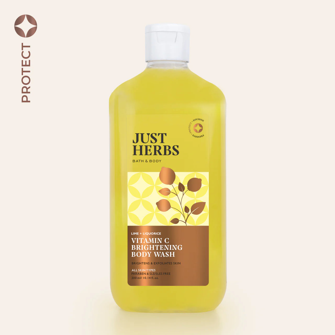 Vitamin C Brightening Body Wash with Lime and Liquorice | Just Herbs ...