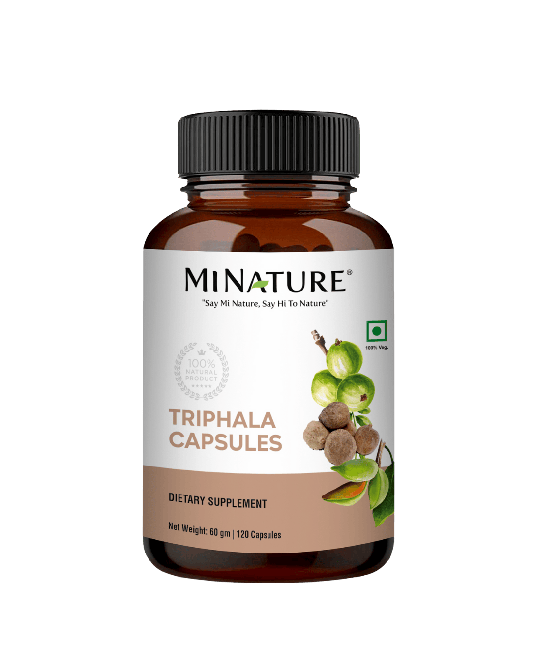 Organic Triphala Capsules | Minature | Supplements – Ayurveda Store